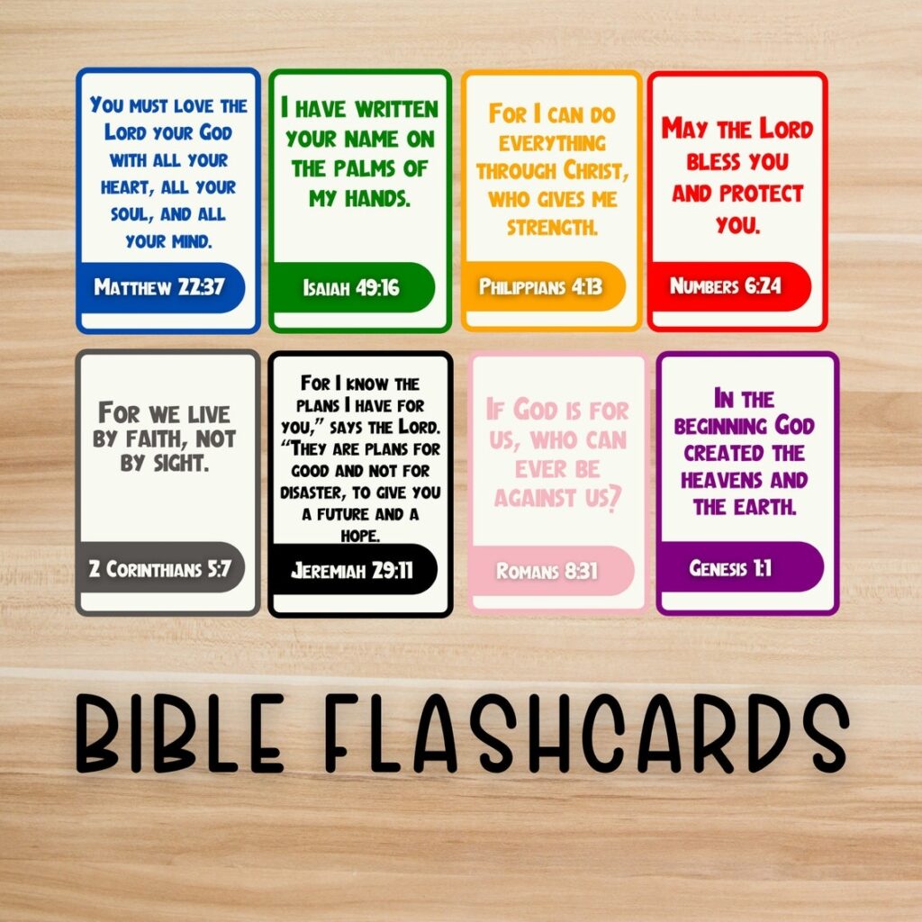 Books Of The Bible Flashcards Printable - bible.weloveprintables.net