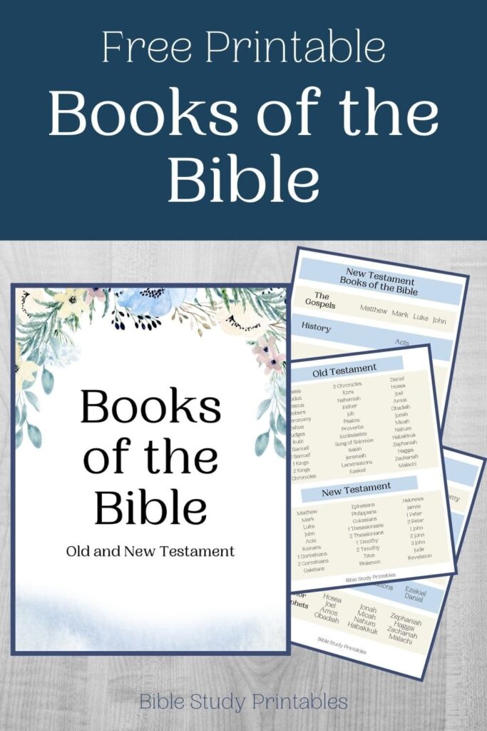 Free Printable Books Of The Bible - bible.weloveprintables.net
