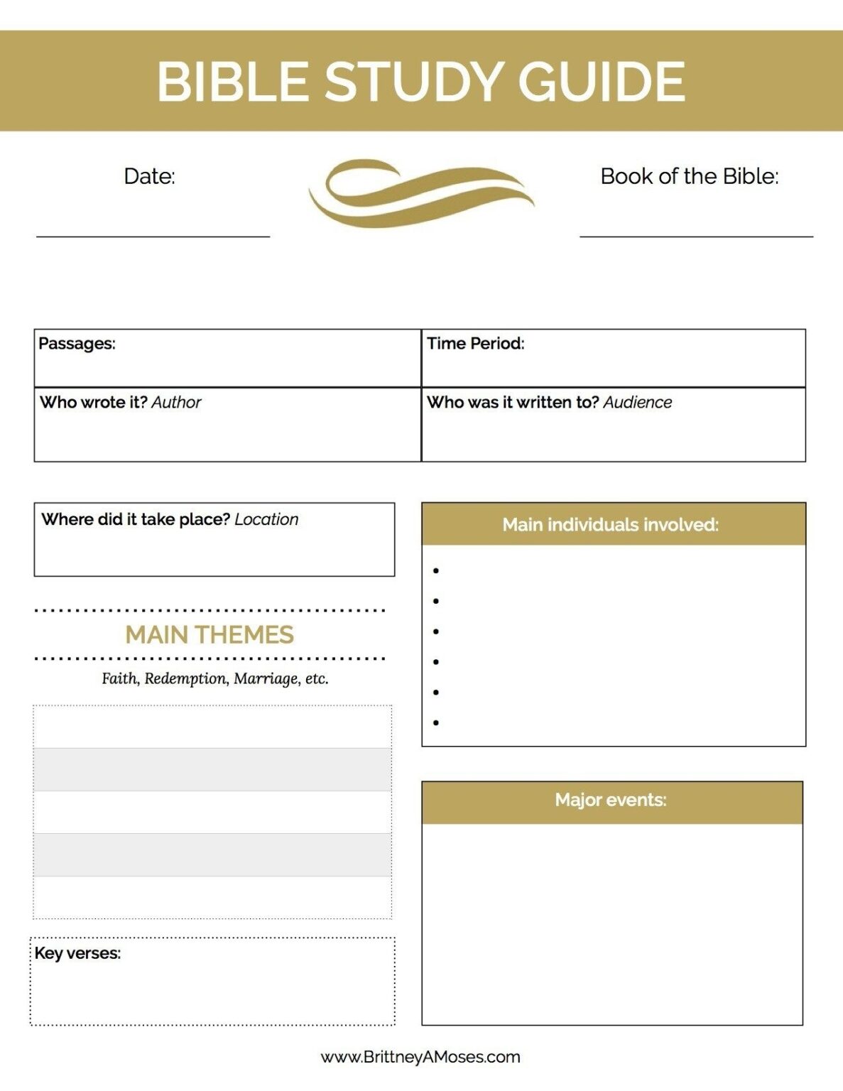 Free Printable Bible Study Guide Pdf Bible Weloveprintables Net