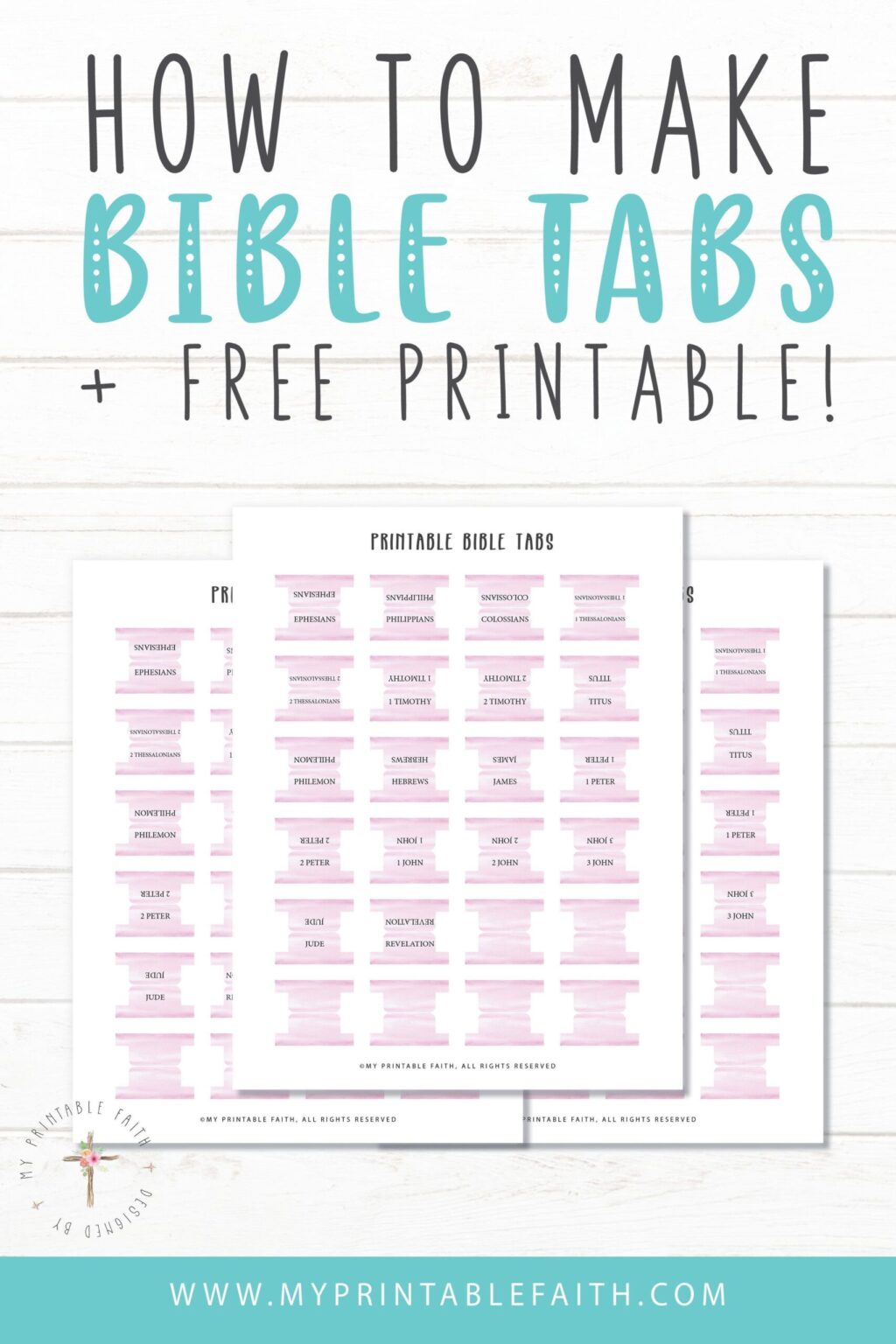 Bible Tabs Printable - bible.weloveprintables.net