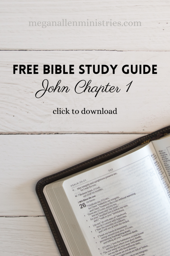 Free Printable Bible Study On The Book Of John - bible.weloveprintables.net