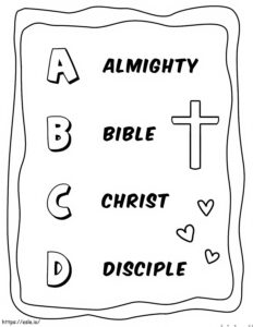 Bible Alphabet A To Z Printable - bible.weloveprintables.net