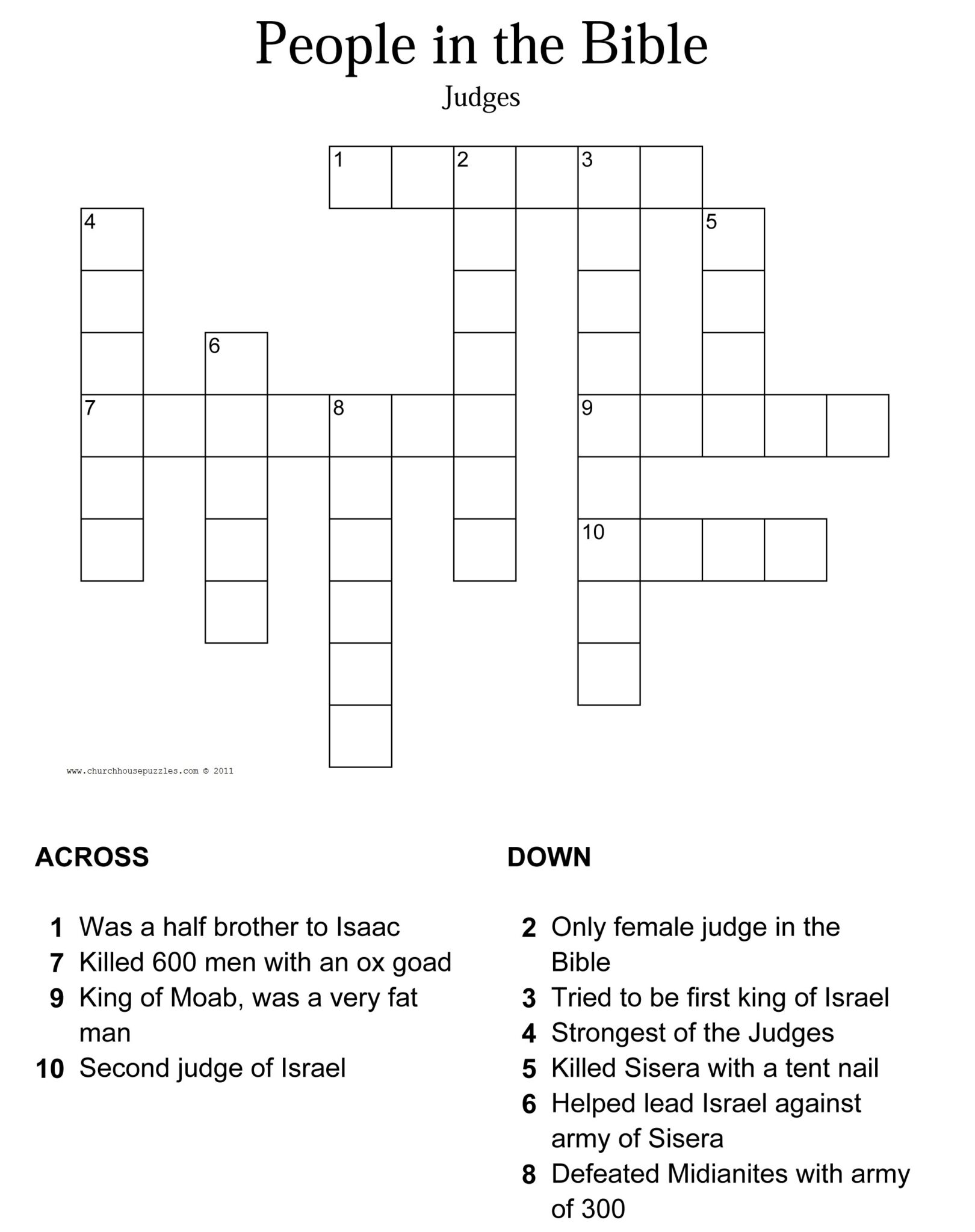 Bible Puzzles Printable - bible.weloveprintables.net